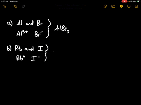 ⏩SOLVED:Write formulas for ionic compounds formed between (a) Al and… | Numerade