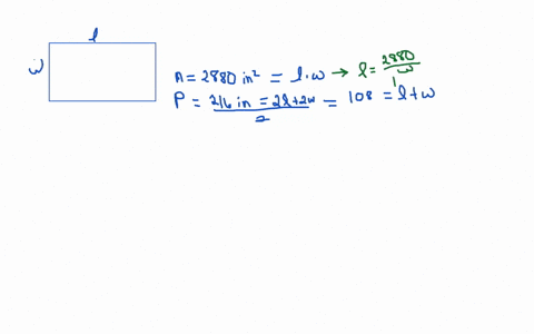 SOLVED:The area of a SMART Board interactive whiteboard is 2,880 square ...