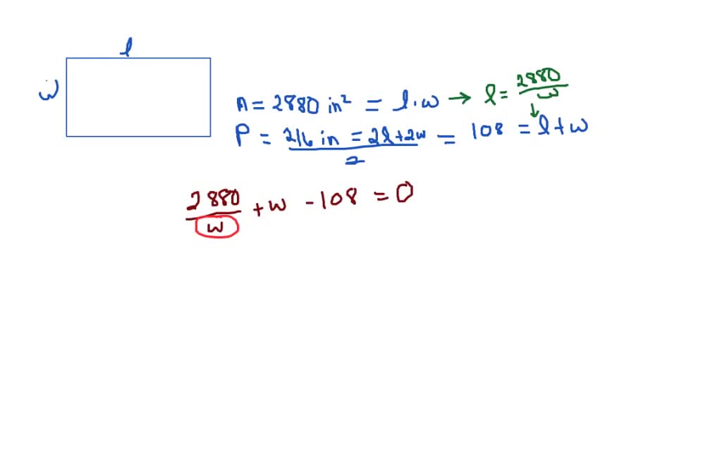 SOLVED:The area of a SMART Board interactive whiteboard is 2880 square ...