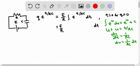 SOLVED:solve the given problems by integration. For an electric circuit ...