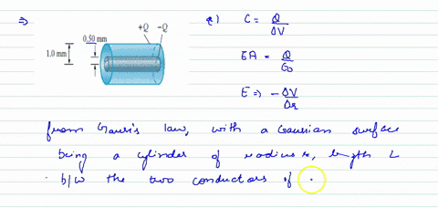 SOLVED: (a) Find the capacitance of a capacitor that consists of two ...