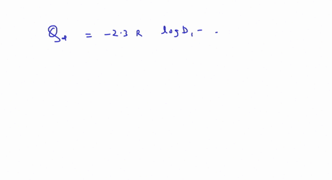 Below is shown a plot of the logarithm (to the base 10 ) of the diffusion coefficient versus ...