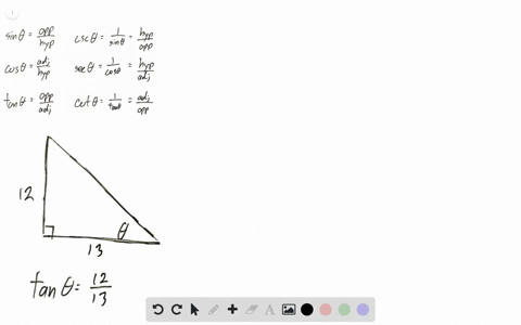 ⏩SOLVED:In Exercises 9–18, assume that is an acute angle in a right… | Numerade