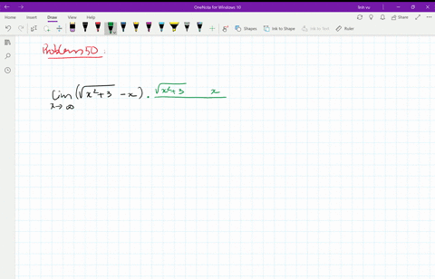 SOLVED:Use graphical and numerical evidence to conjecture the value of the limit. Then, verify ...
