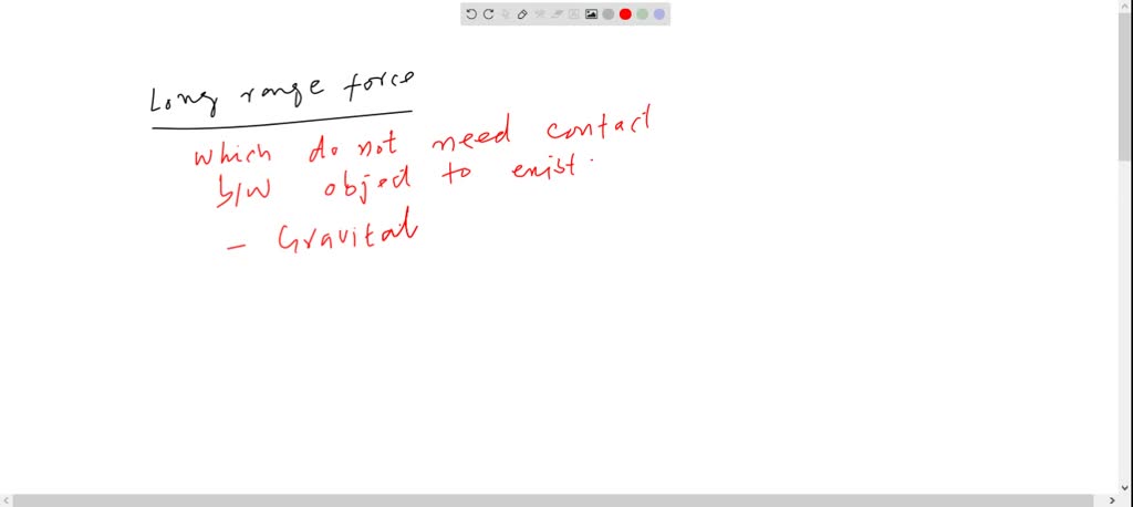 SOLVED:Electromagnetic force is ............. range force (a) Short (b ...