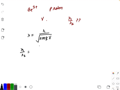 ⏩SOLVED:Be^3+ and a proton are accelerated by the same potential,… | Numerade