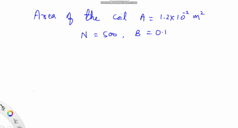 SOLVED:A square loop (side a ) is mounted on a vertical shaft and rotated at angular velocity ω ...