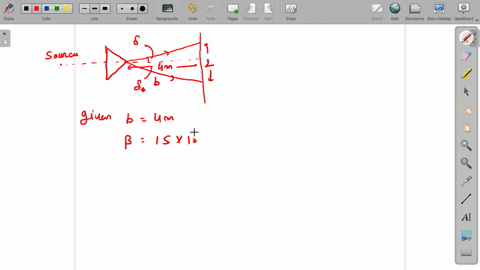 SOLVED:In Fresnel's biprism experiment, the distance between biprism ...