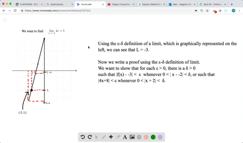 SOLVED:Using the ε-δDefinition of Limit In Exercises 45-56 , find the limit L . Then use the ε ...