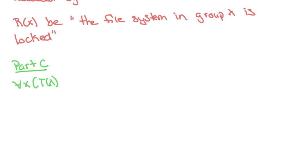 Express each of these system specifications using predicates ...