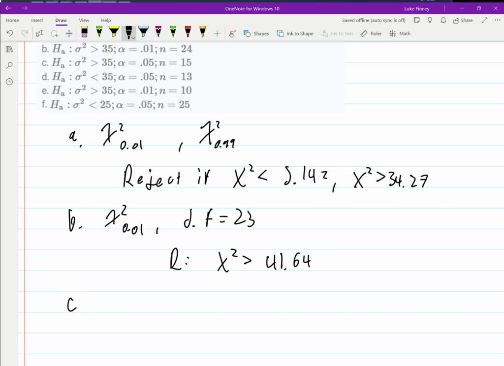 χ^2 . v is defined as that value which has a probability P of being exceeded by a χ^2 variable ...