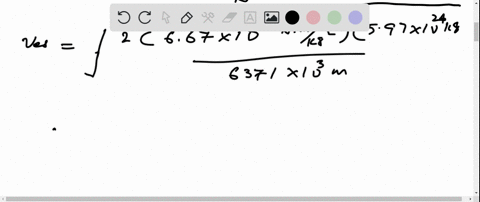 SOLVED:(a) Calculate Earth's escape speed- -the minimum speed needed for an object near the ...
