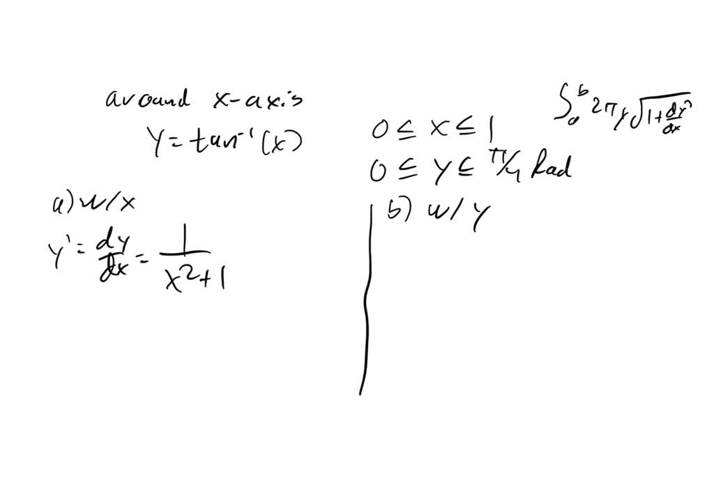 SOLVED:The given curve is rotated about the x -axis. Set up, but do not evaluate, an integral ...
