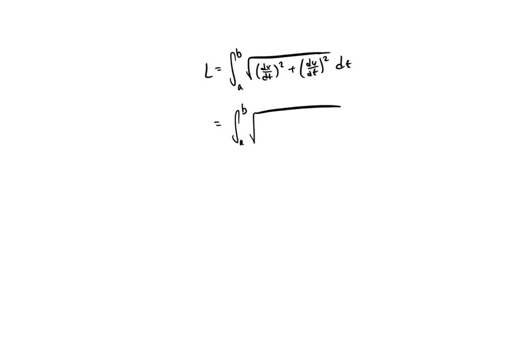 SOLVED:Set up an integral that represents the length of the part of the parametric curve shown ...