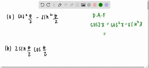 ⏩SOLVED:Double-and Half-Angle Formulas Simplify the expression by ...