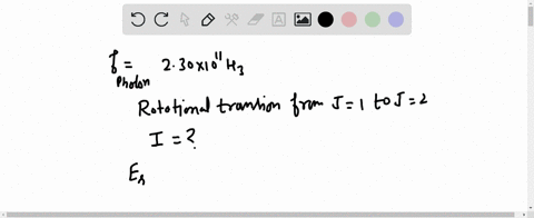 The CO molecule makes a transition from the J=1 to the J=2 rotational ...