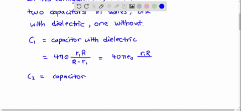 SOLVED:The capacitance of a spherical capacitor consisting of two ...