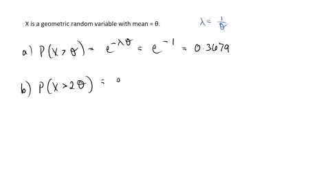 ⏩SOLVED:If the random variable X has an exponential distribution ...