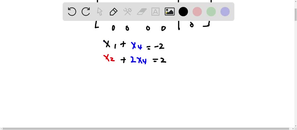 SOLVED:The reduced row echelon form of a system of linear equations is ...