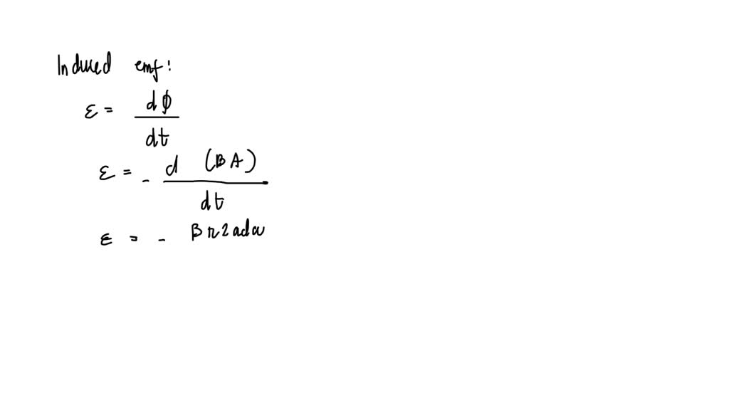 SOLVED:A circular wire loop of radius a and resistance R is pulled with cH constant speed v into ...