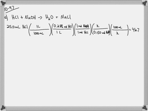 SOLVED:Calculate the volume, in milliliters, of a 0.150 M NaOH solution that will completely ...