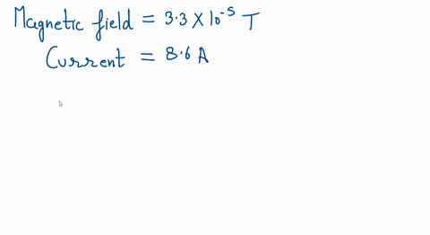 SOLVED: A straight wire carries a current of 3 A. What is the magnetic ...