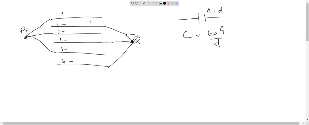 SOLVED:There are six plates of equal area A and the plates are arranged ...