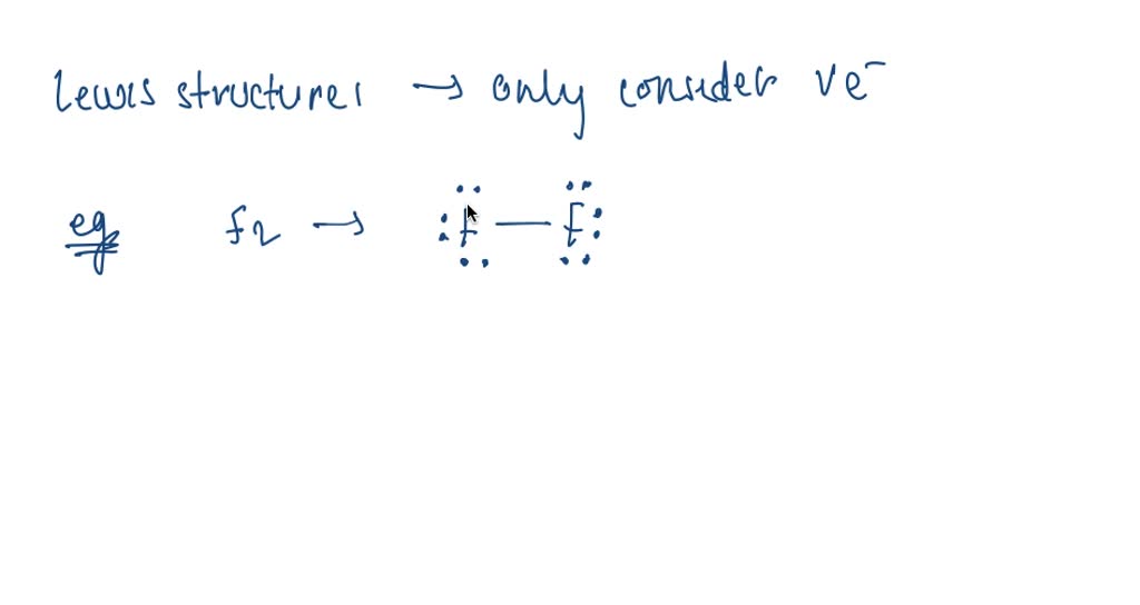 ⏩SOLVED:Why do we only consider the valence electrons in drawing ...