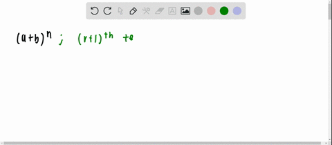 SOLVED:Find the required term in each binomial expansion. (a+b)^n ;(r+1 ...
