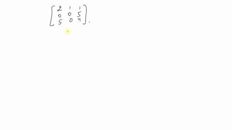 SOLVED:Evaluate the determinant of each 3 ×3 matrix using expansion by minors about the row or ...