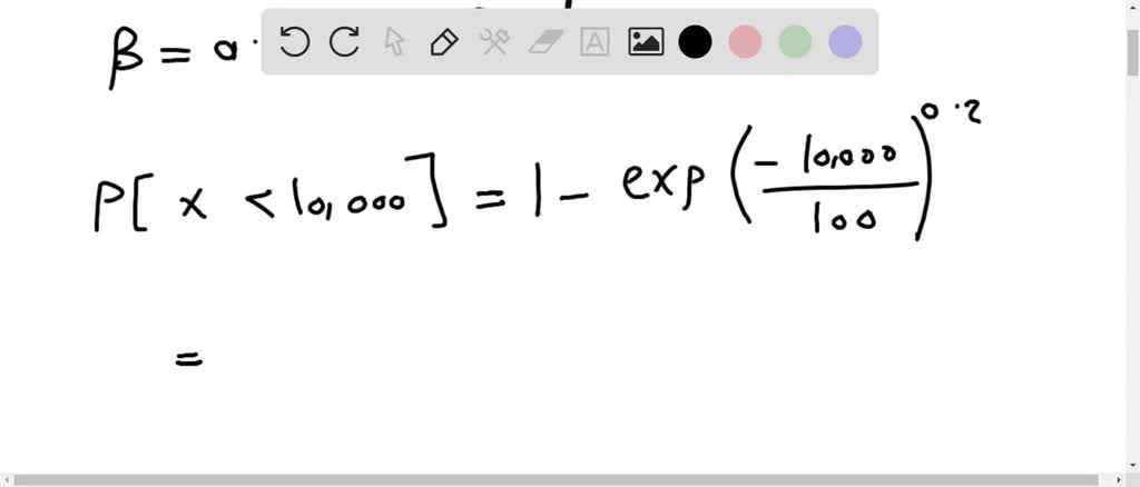 Solved Suppose The Tensile Strength X Has Weibull Distribution With α100 20 β20 Find 