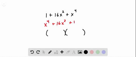 SOLVED:Factor each trinomial completely. See Examples I through II and Section 6.2. 1+6 x^{2}+x^{4}