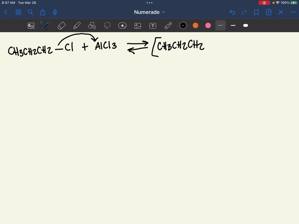 Aromatic compounds such as benzene react with alkyl chlorides in the ...