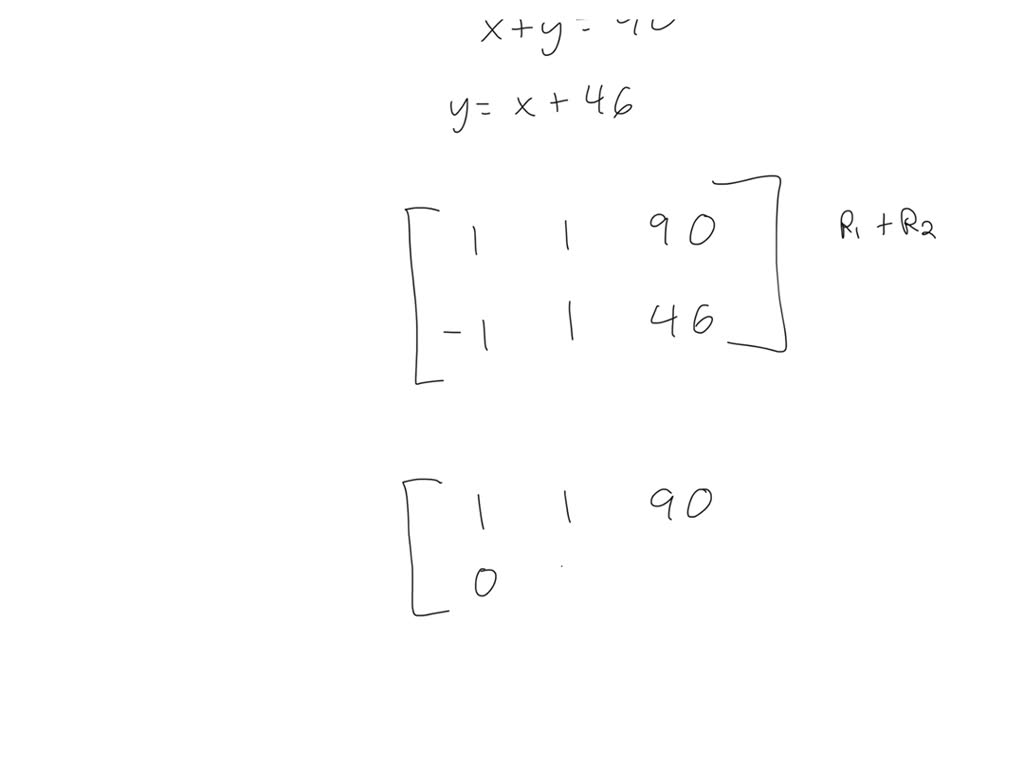 ⏩SOLVED:Complementary Angles. The following system can be used to… | Numerade