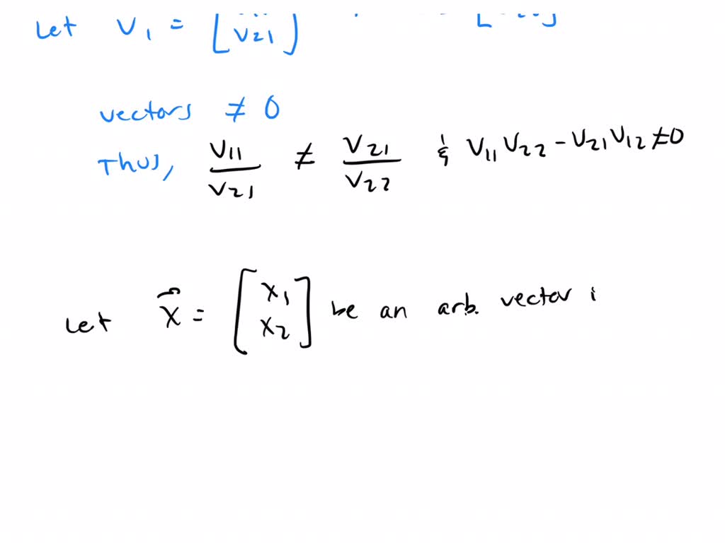 SOLVED: Texts: Let v be vectors in R^2 and let T: R^2 -> R be a linear transformation such that ...