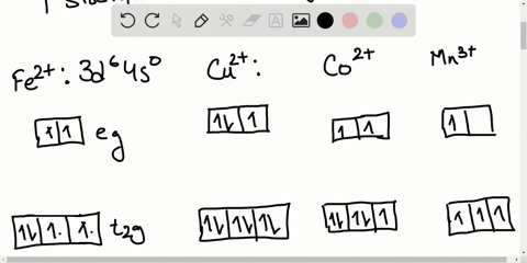 SOLVED:How many unpaired electrons are there in the following ...
