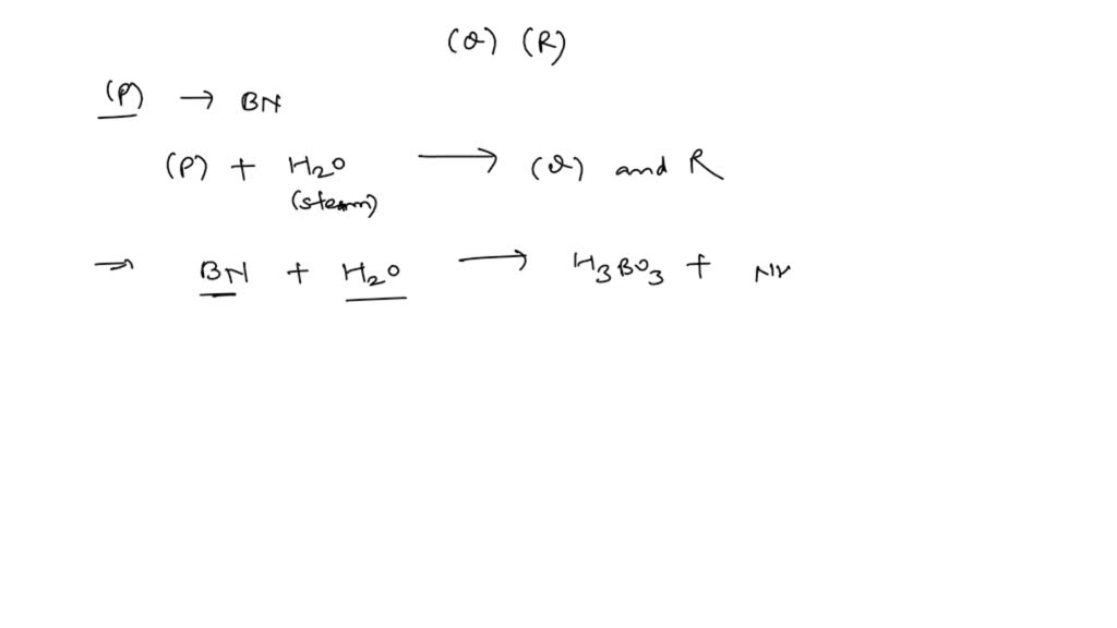 SOLVED:(a) Borie acid and phosphíce (b) Boric acid and C Oz (c) Boric ...