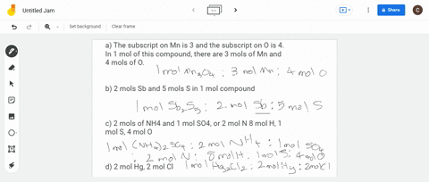 SOLVED:Write all the mole-to-mole conversion factors that can be ...