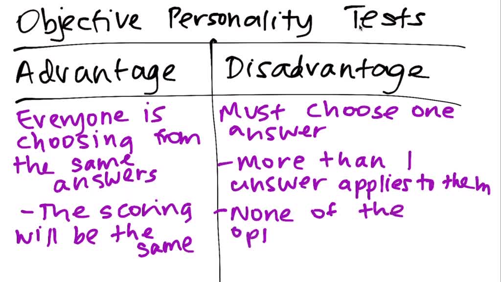 SOLVED What Are Projective Tests Of Personality 