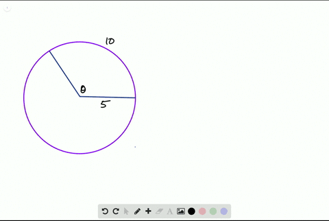 SOLVED:Circular Arcs Find the length s of the circular arc, the radius r of the circle, or the ...
