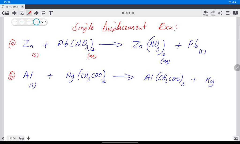 SOLVED:Balance each of the following reactions and identify them as ...