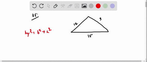 SOLVED:Determine whether the given lengths are sides of a right ...
