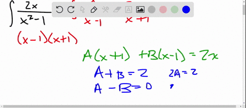 ⏩SOLVED:Calculate the integrals by partial fractions and using the ...