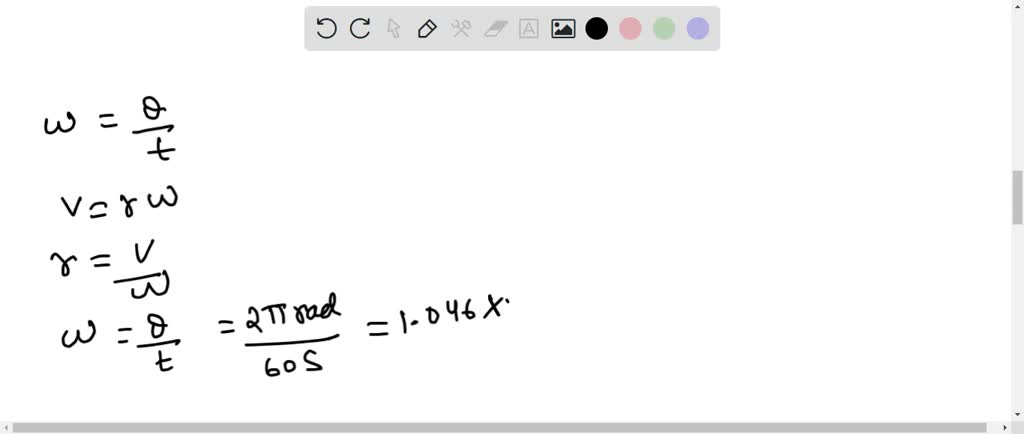 SOLVED:What are the angular velocity and the period of the second hand ...