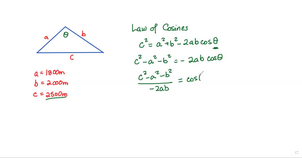 SOLVED:A walking trail is laid out in the shape of a triangle. The ...