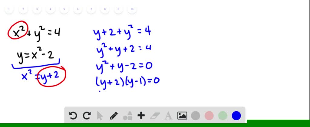 SOLVED:Graph both equations of each system on the same coordinate axes. Solve the system by ...