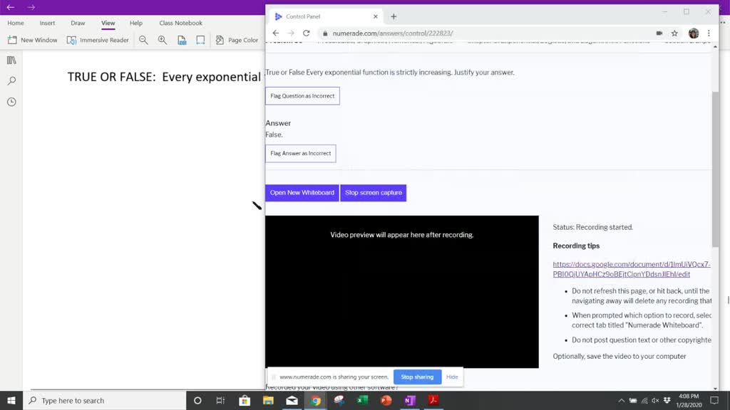 SOLVED:True or False Every exponential function is strictly increasing ...