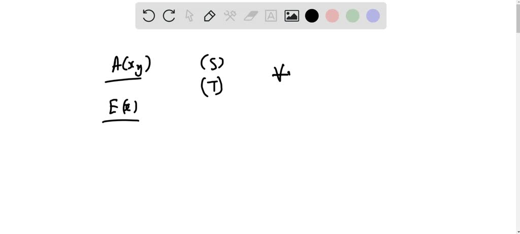 Solved Let A X Y Be The Propositional Function X Attended Ys Office Hours And Let E X Be