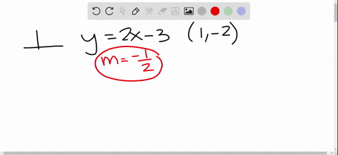 SOLVED:find an equation for the line with the given properties. Express ...