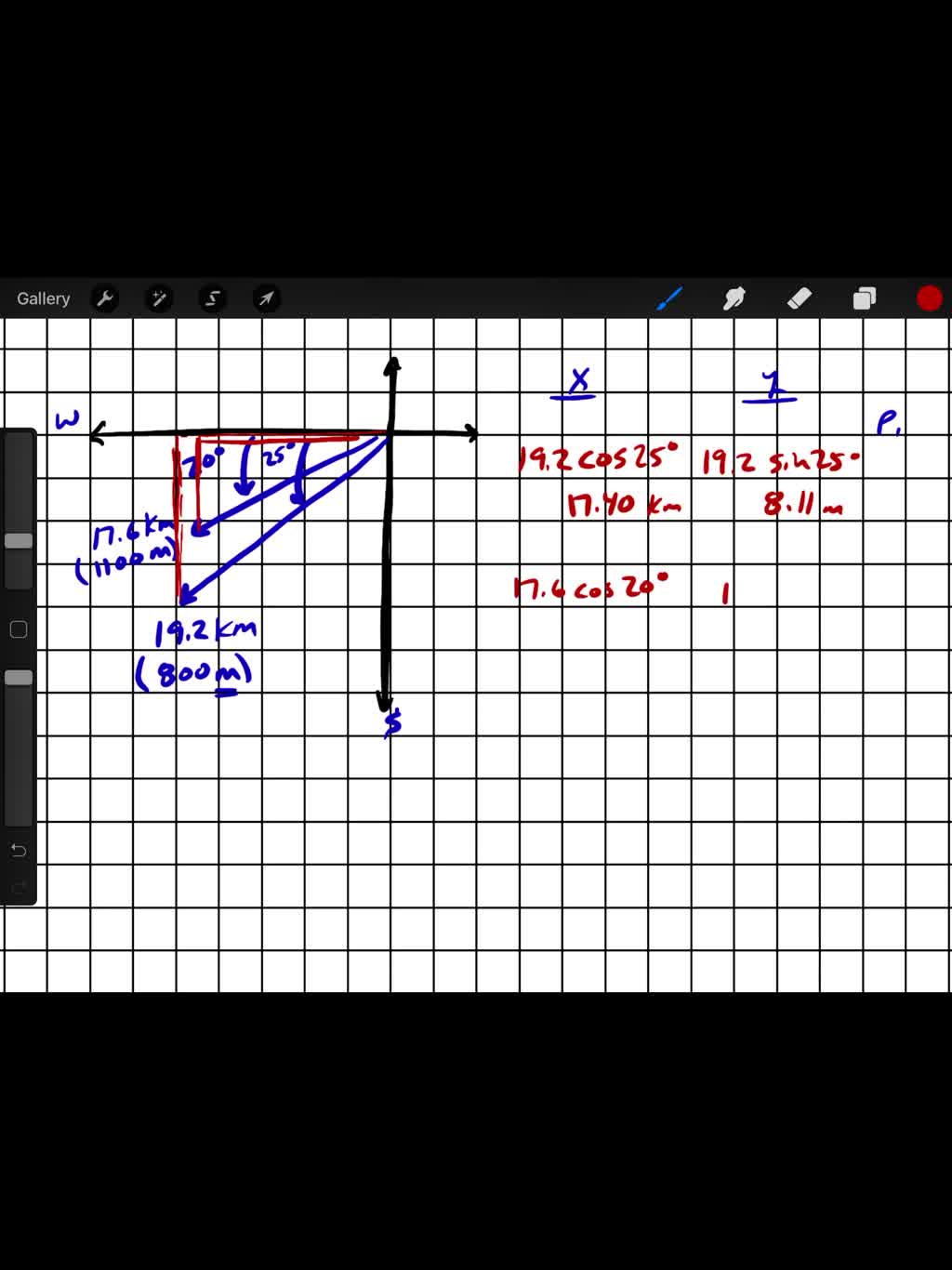 An air-traffic controller observes two aircraft on his radar screen ...